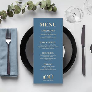 100th Centenary Anniversary Printed Party Invitations, 100 Years in ...