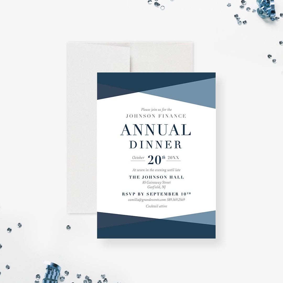 Annual Client Appreciation Dinner Printed Party Invitations, Business ...