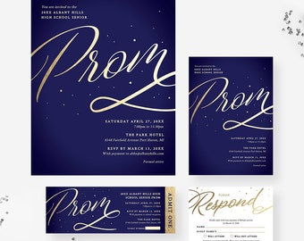 Prom Ticket Template - Etsy UK