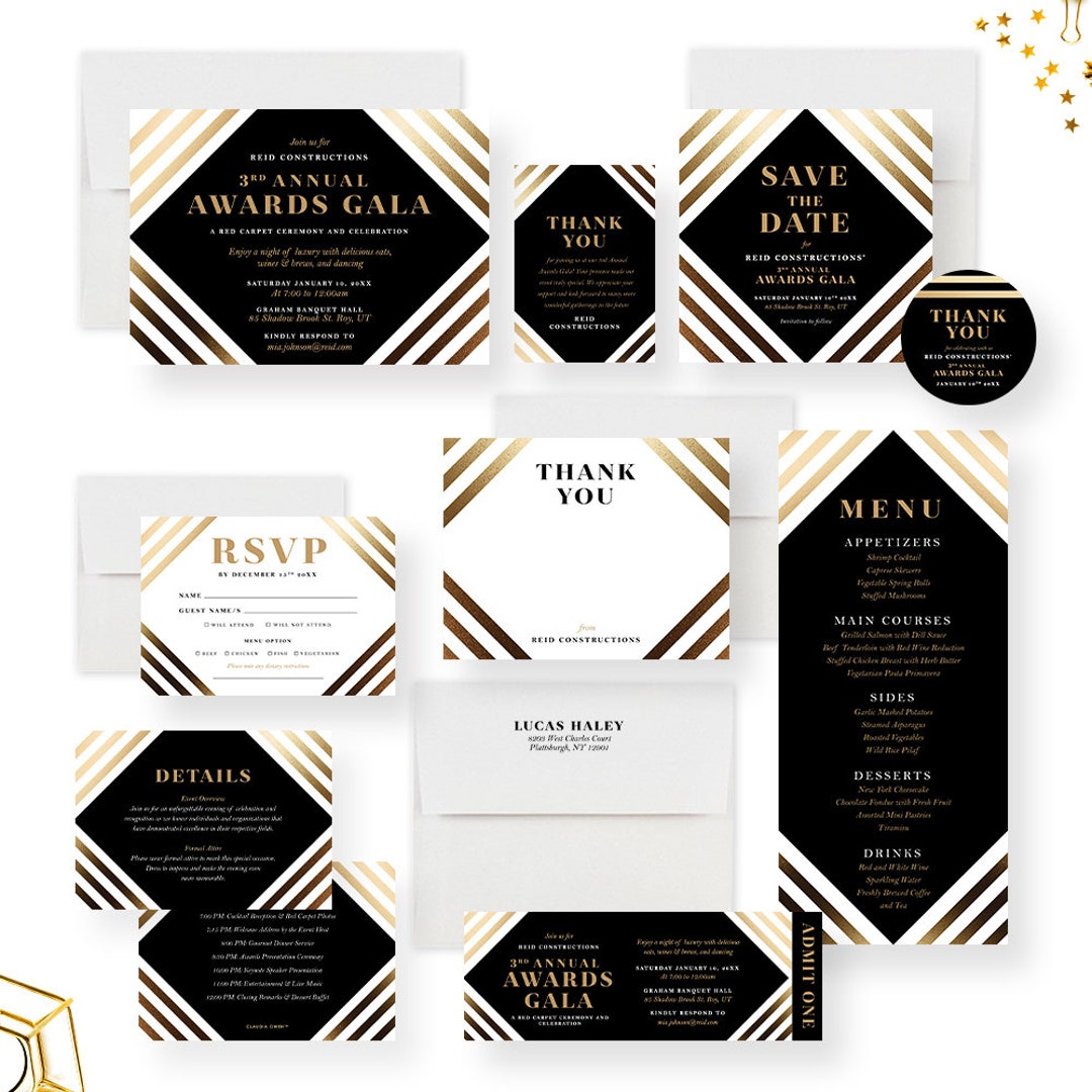 Customizable Elegant Business Invitation Perfect for Corporate and ...