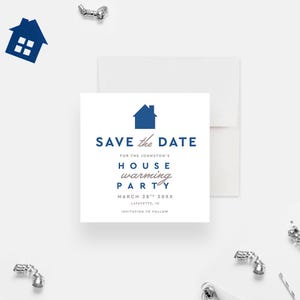 Housewarming Printed Party Invitations, New Home Announcement Cards, We ...