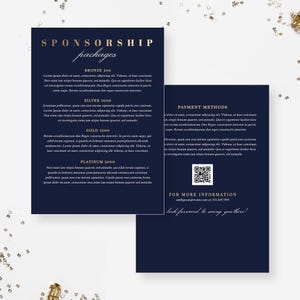 Gala Printable Invitation Digital Download Business Fundraiser ...