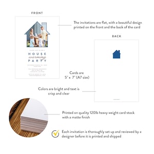 Housewarming Printed Party Invitations, New Home Announcement Cards, We ...