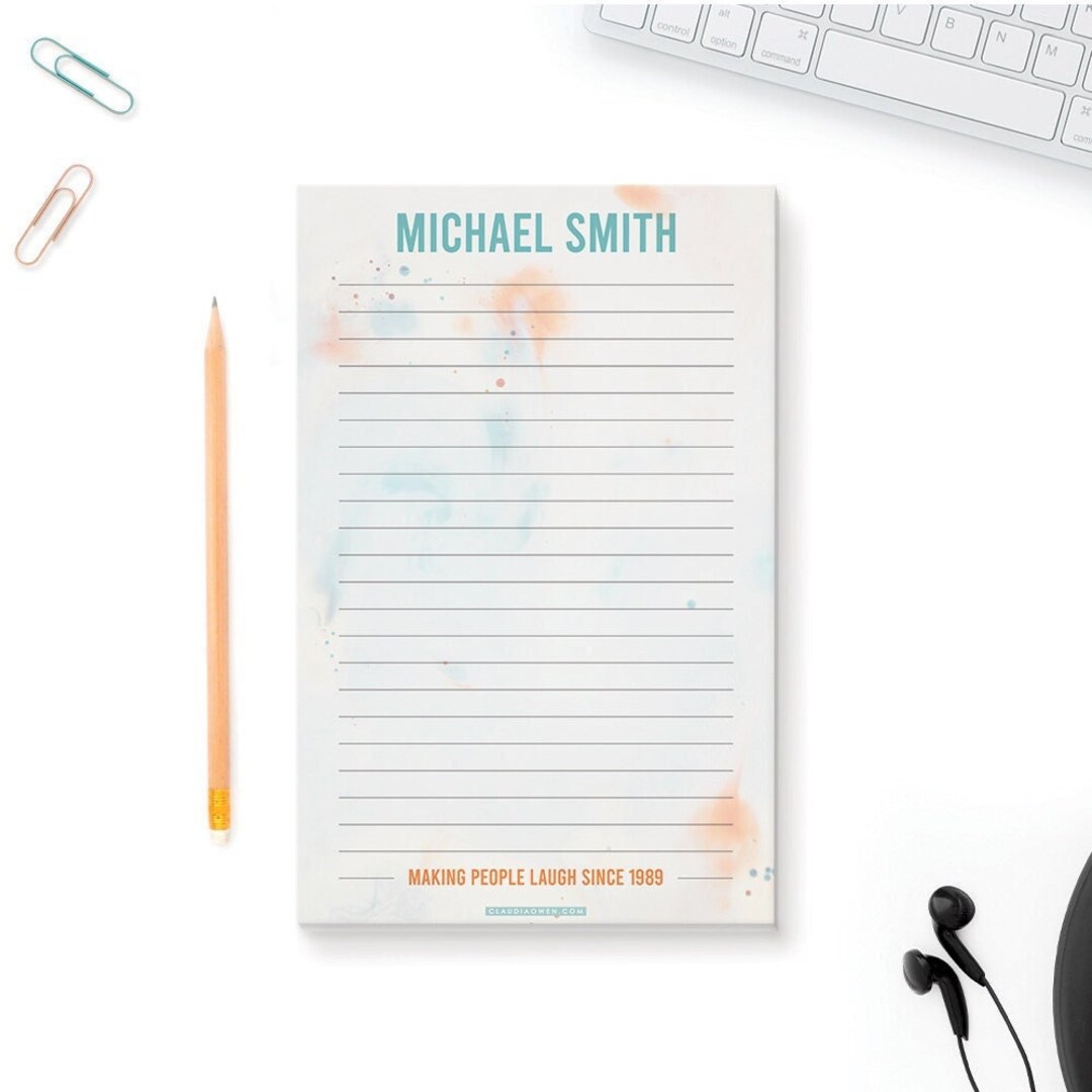 Personalized Funny Notepad Making People Laugh Since Funny - Etsy