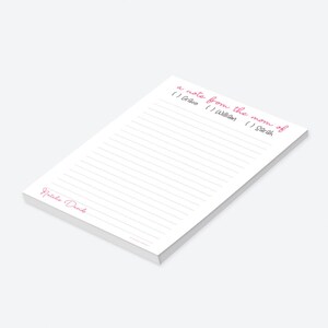 A Note From the Mom of Notepad, Mom Notes to School, Gift for Parents ...