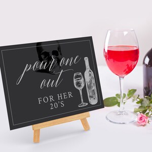 Take a Shot Table Sign Digital Download, Printable Birthday Drinking ...