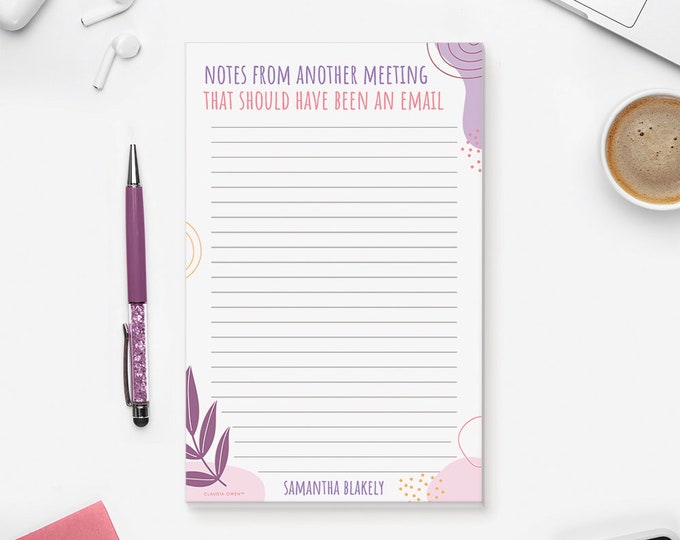 Email It to Me & I'll Get Back to You,office,work Notepads,funny ...