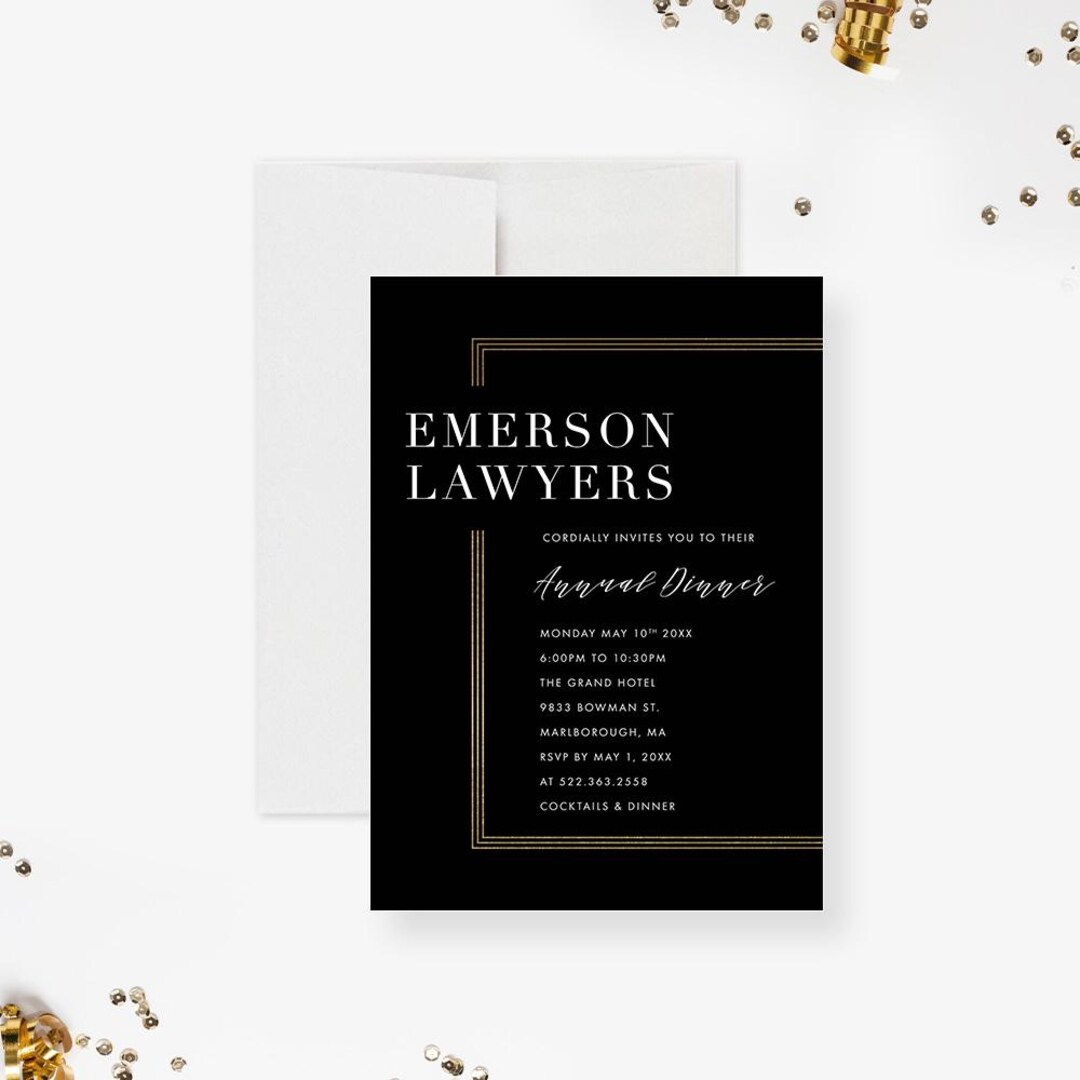 Law Firm Grand Opening Invitations, Open House Invites, Formal ...
