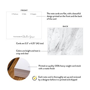 From the Desk of Note Card Personalized, Elegant Stationary for Men and ...