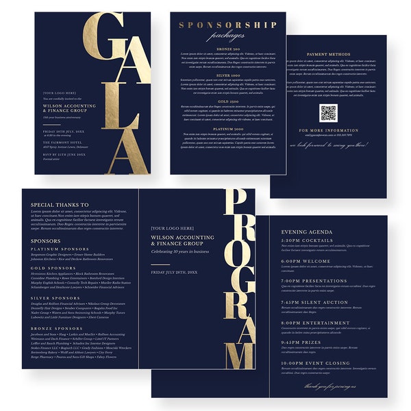 Gala Invitation - Etsy