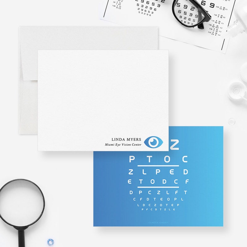 Optometry Thank You Cards - Etsy