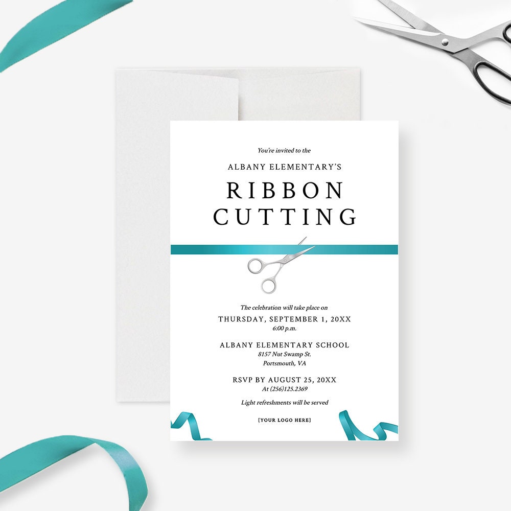 Ribbon Cutting Invitation