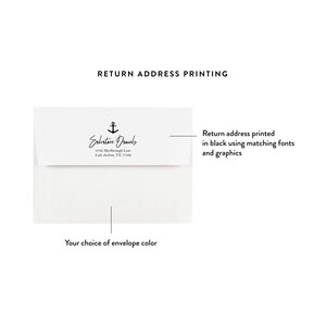 Yacht Birthday Party Invitation Card, Sailing Birthday Invitations for ...