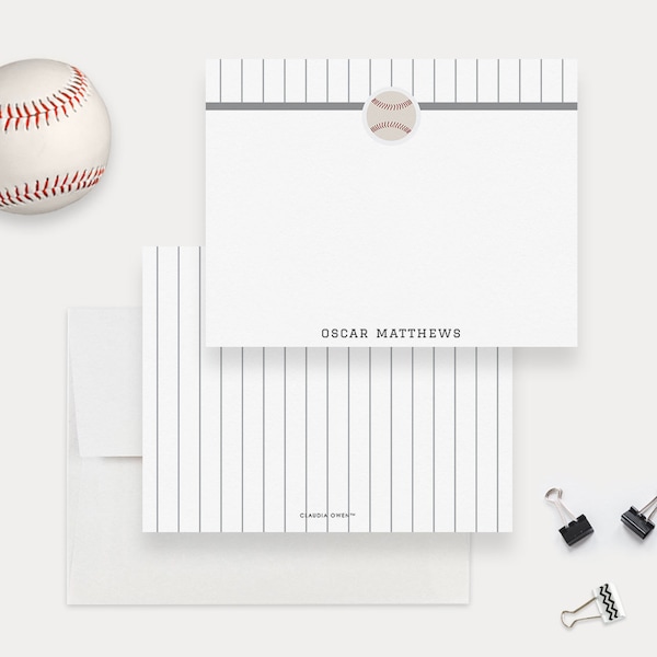 Baseball Note Cards - Etsy