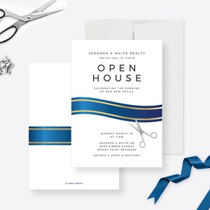 Open House Invitation Template, Grand Opening Launch Party Digital ...
