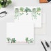 Personalized Potted Plants Note Card, Houseplant Stationery Set for Her ...