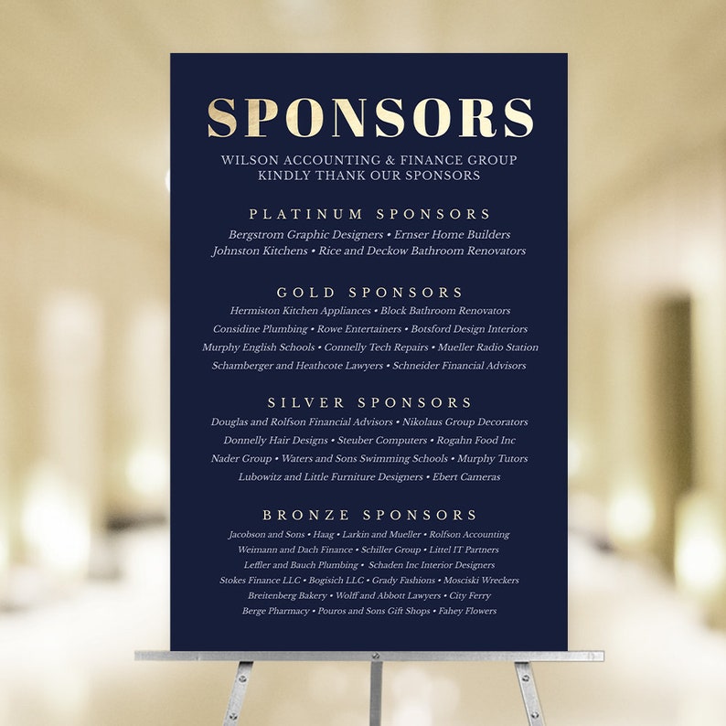 Business Fundraiser Event Printable Invite Digital Download ...