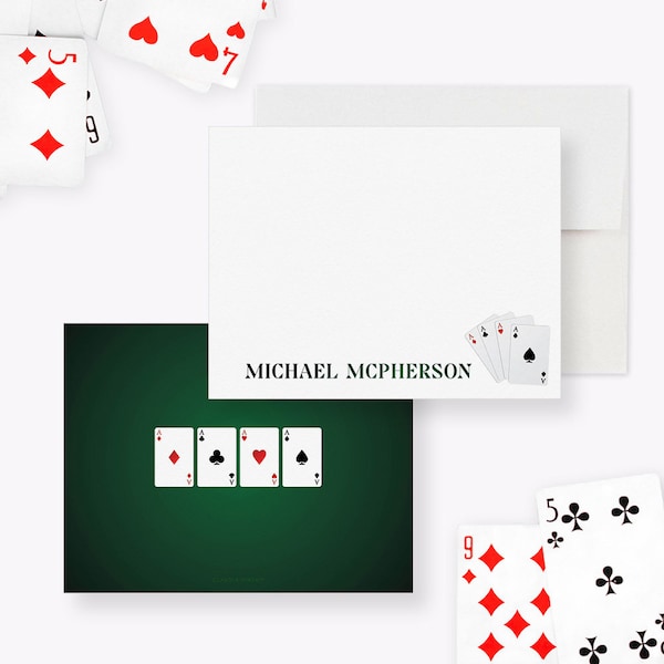 Poker Stationary - Etsy