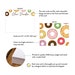Colorful Donut Note Cards, Donut Birthday Thank You Cards, Doughnut ...