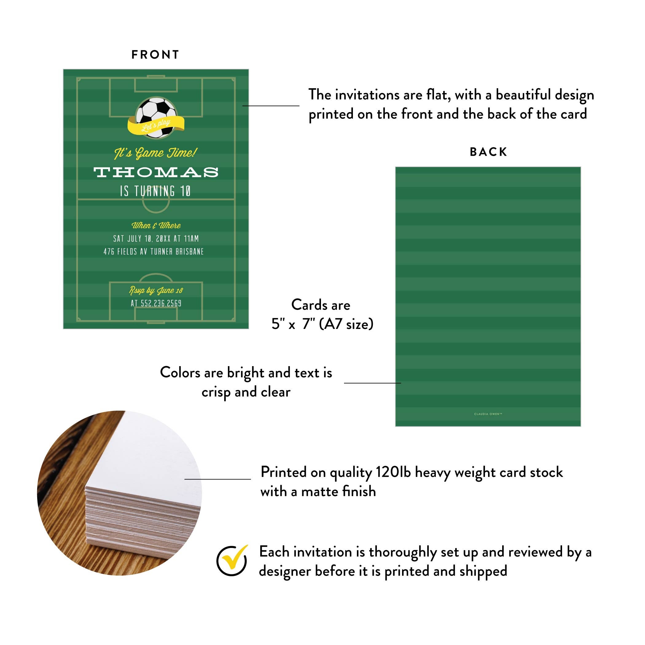 It's Game Time Soccer Birthday Card, Sports Birthday Party Invites ...