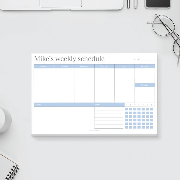 Custom Daily Desk Calendar - Etsy