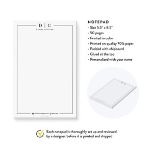 Personalized Business Notepad, to Do List Office Notepad Desk ...