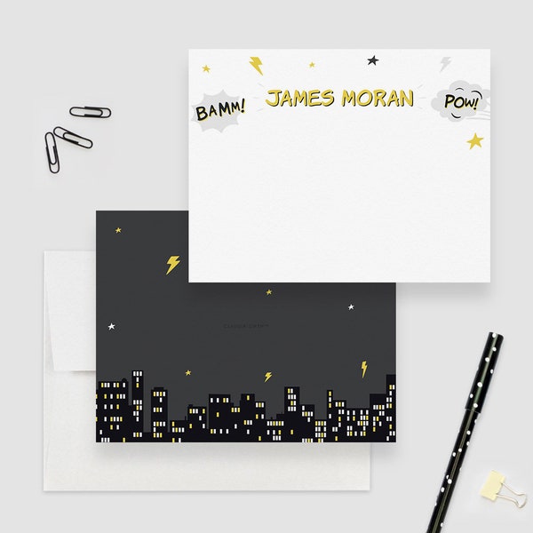 Superhero Stationery - Etsy