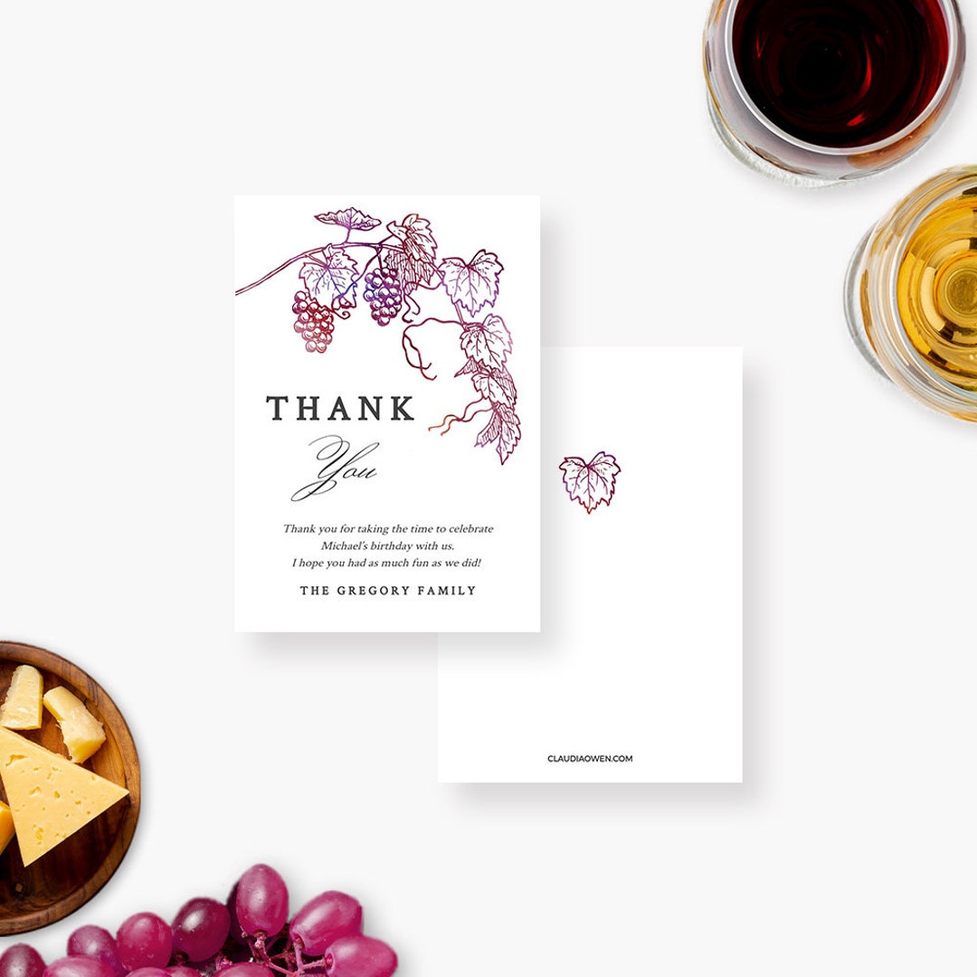 Wine Information Card Template, Printable Details Card, Info Card ...