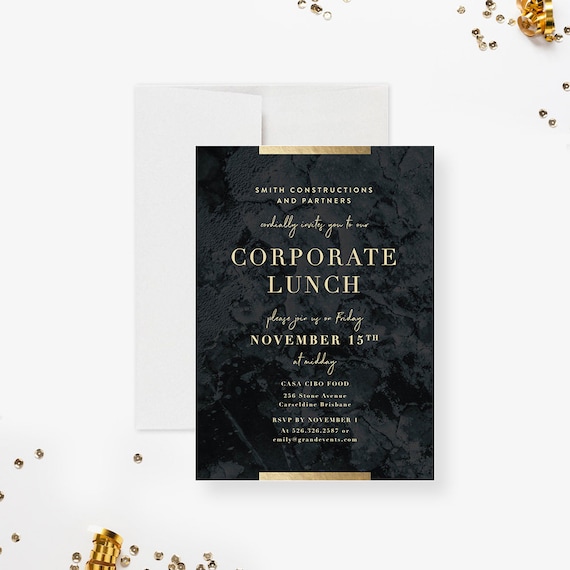 Corporate Birthday Invitations
