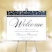 Denim and Diamonds Welcome Sign Digital Download Printable - Etsy