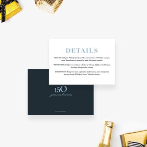 150 Years in Business Celebration, Elegant 150th Company Anniversary ...