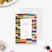 Colorful Invitation Card for Art Conference, Company Meeting Invites ...