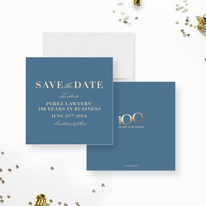 100th Centenary Anniversary Printed Party Invitations, 100 Years in ...