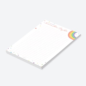 A Note From Notepad, Rainbow Notepad for Girls, Kids Personalized ...