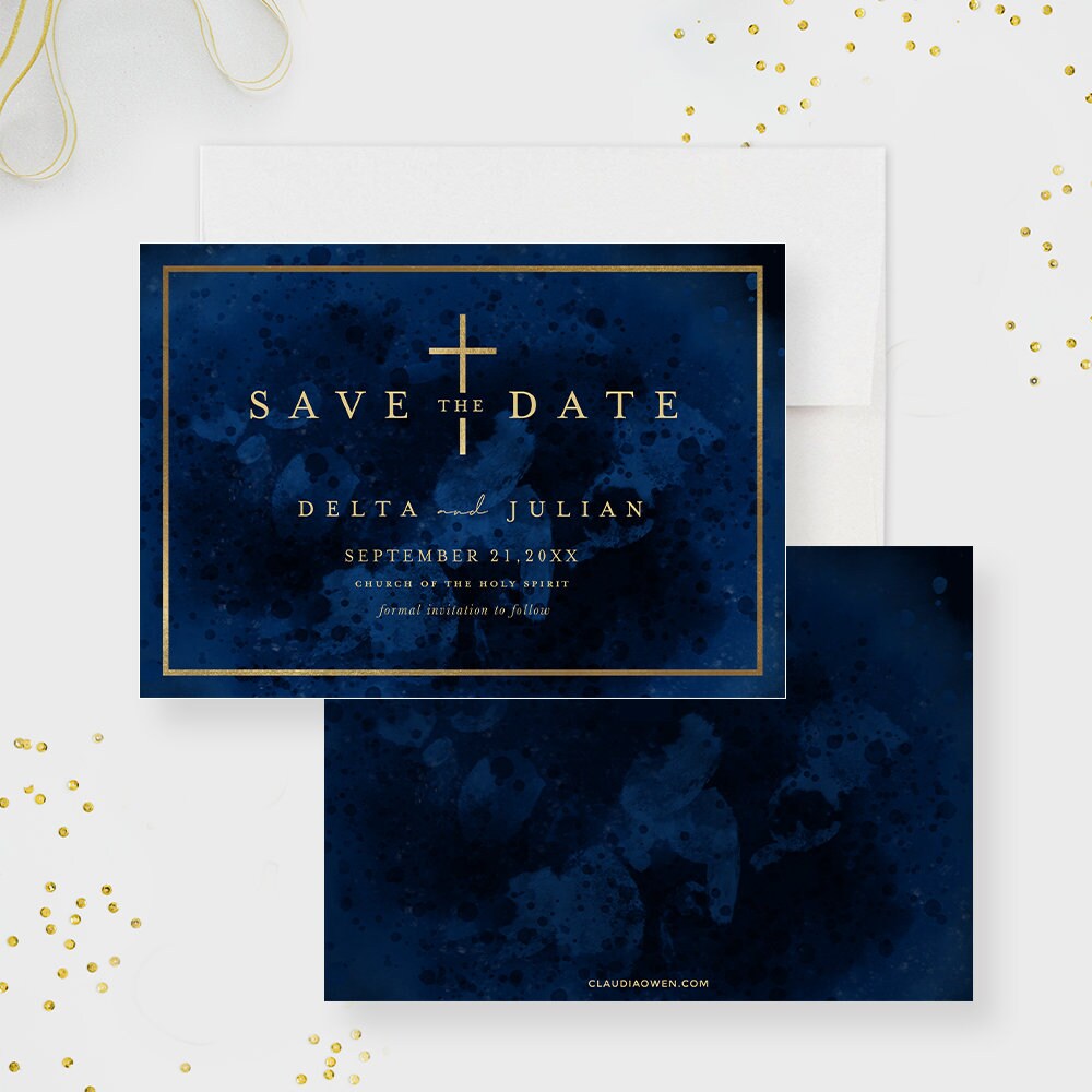 Catholic Wedding Invitation Religious Wedding Invites - Etsy