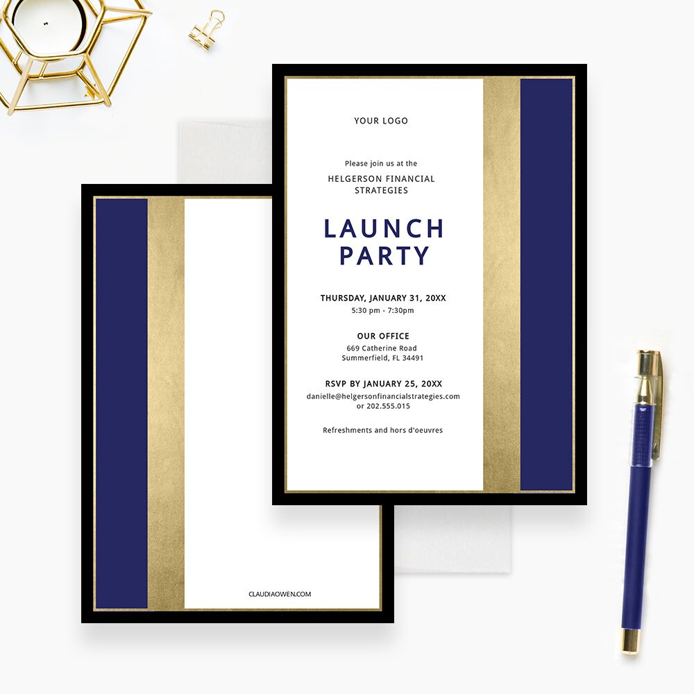 Launch Party Invitation Editable Template Business Grand Etsy Launch Party Invitation Editable Template Business Grand Etsy