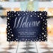 Denim and Pearls Welcome Sign Template, Pearl Digital Download, Pearl ...