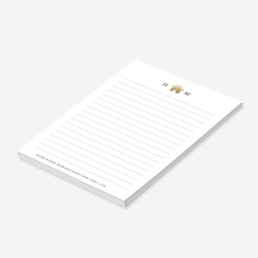 Realtor Note Pad Custom Realty Notepad Personalized Realtor | Etsy