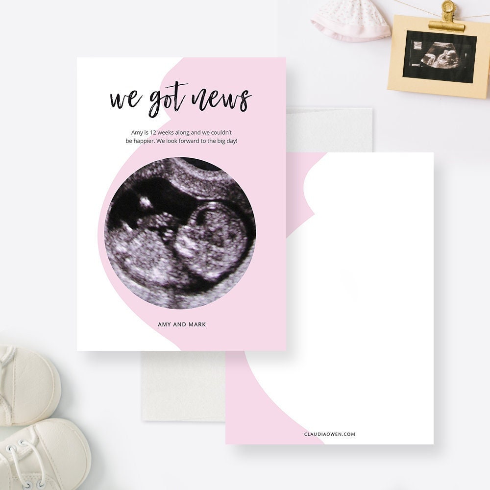 Free, Custom Printable Pregnancy Announcement Templates, 57% OFF