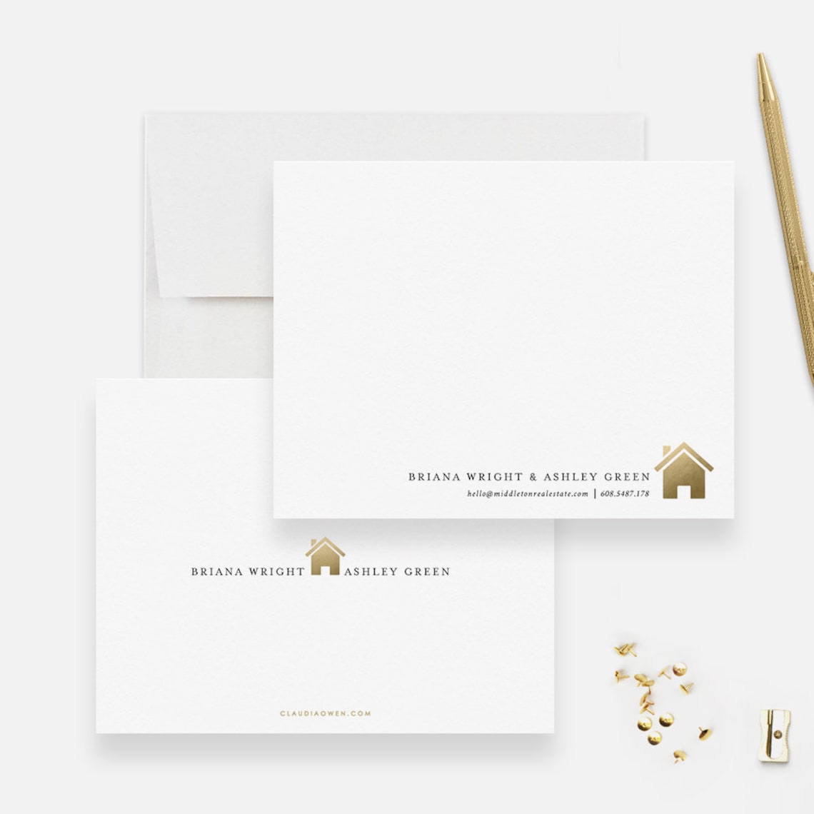 Realtor Flat Note Cards Real Estate Personalized Gift Realtor - Etsy