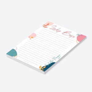 Lady Boss Notepad to Do List, Personalized Feminist Gifts, Boss Lady ...