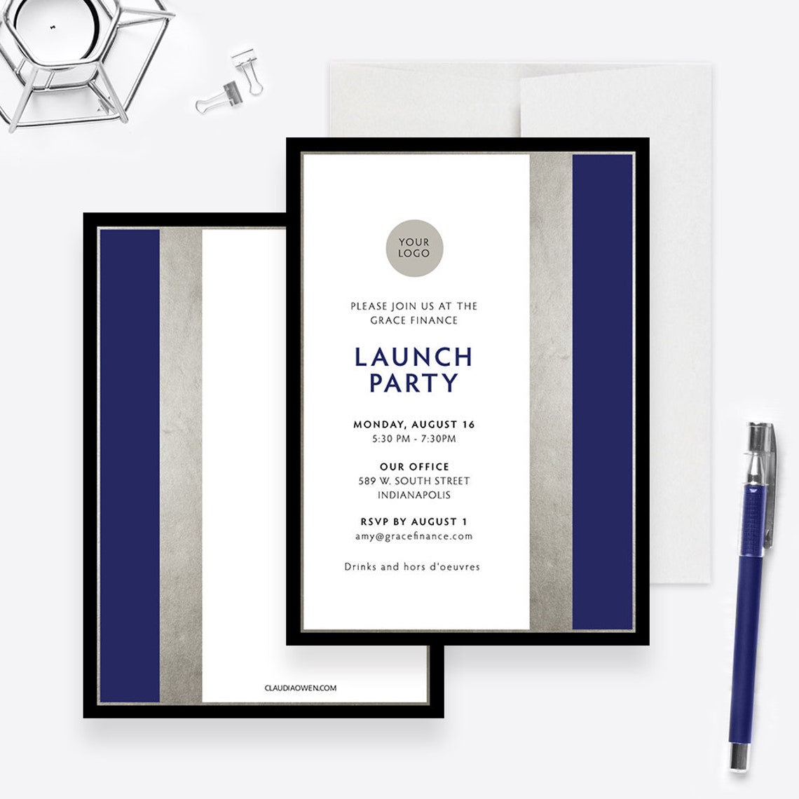 Company Launch Party Invitation Business Event Dinner - Etsy
