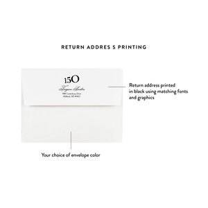 150 Years in Business Celebration, Elegant 150th Company Anniversary ...