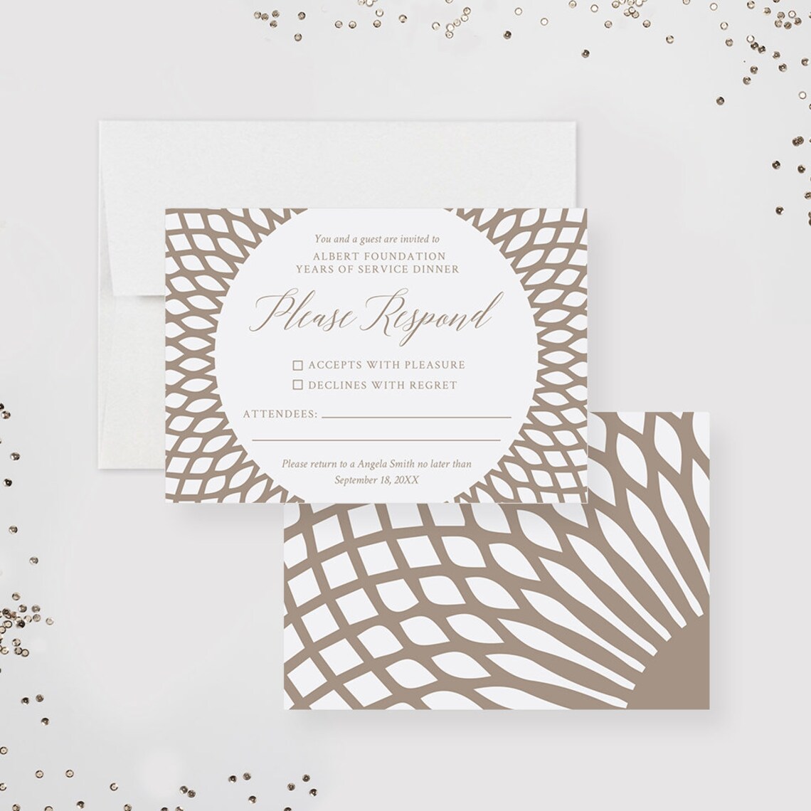 Years of Service Dinner Retirement Party Invitation and RSVP | Etsy