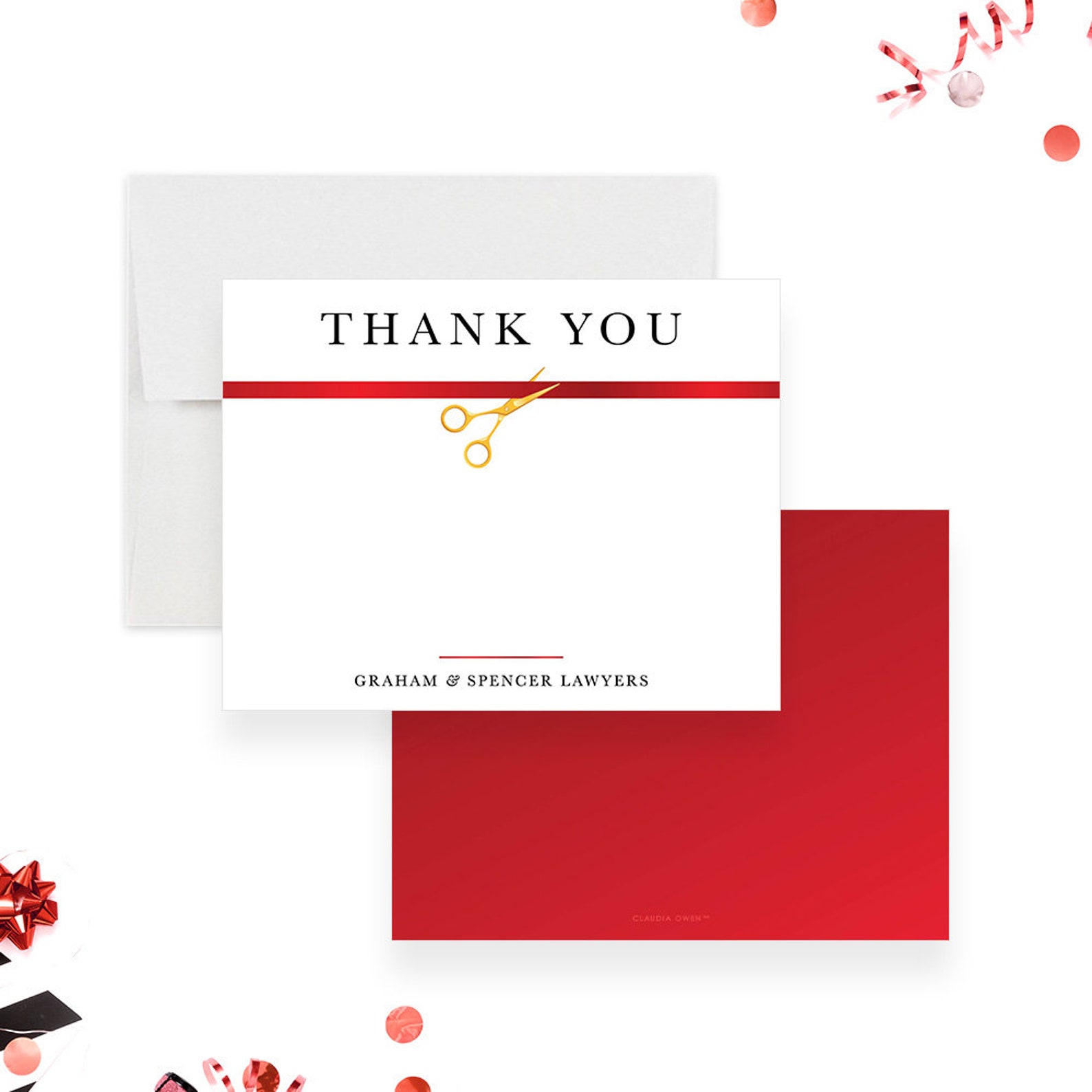Grand Opening Ribbon Cutting Ceremony Launch Party Invitation, New ...