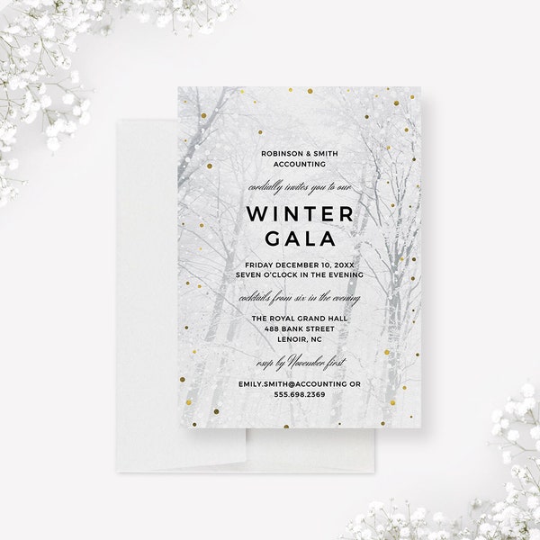 Winter Wonderland Invitations - Etsy