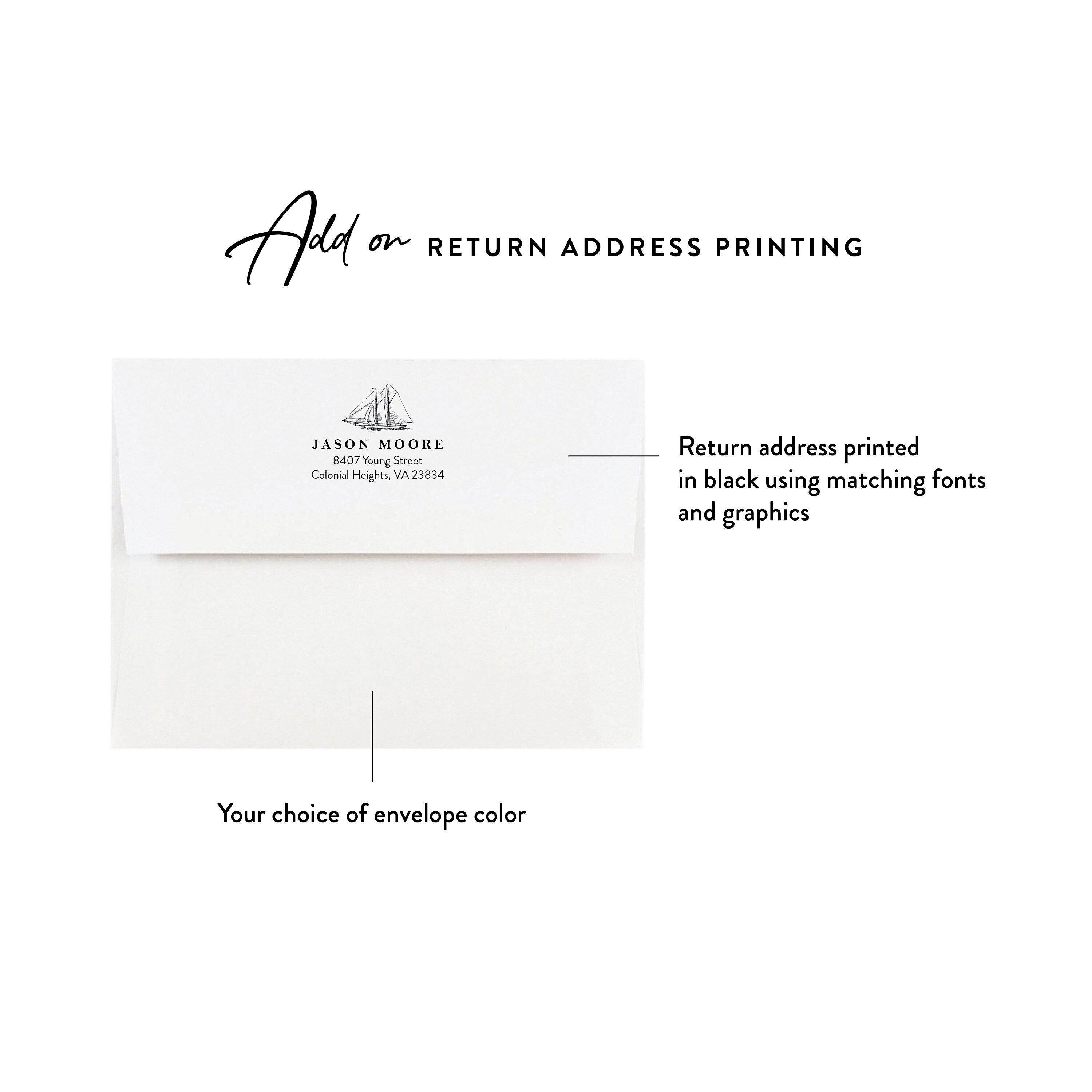 Sailing Boat Note Card Sailboat Sea Mens Stationery, Personalized ...