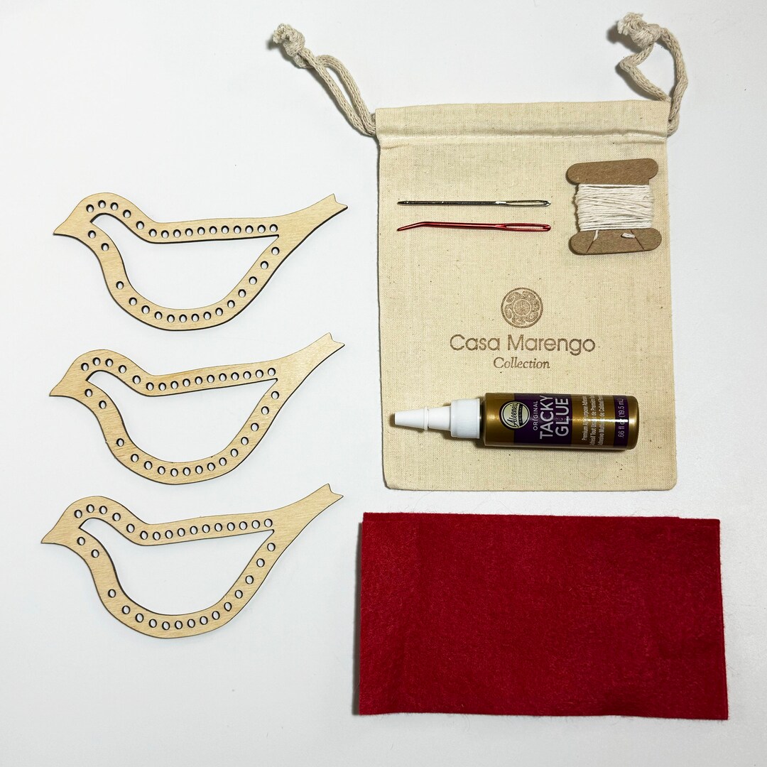 Bird Ornament Loom, Weaving Loom, DIY, Loom, Mini Loom, Ornament Kit ...