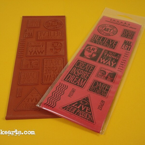 Art Rubber Stamps - Etsy