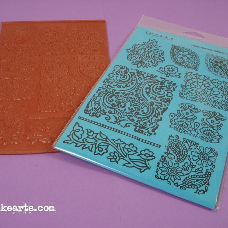 Red Rubber Stamps - Etsy